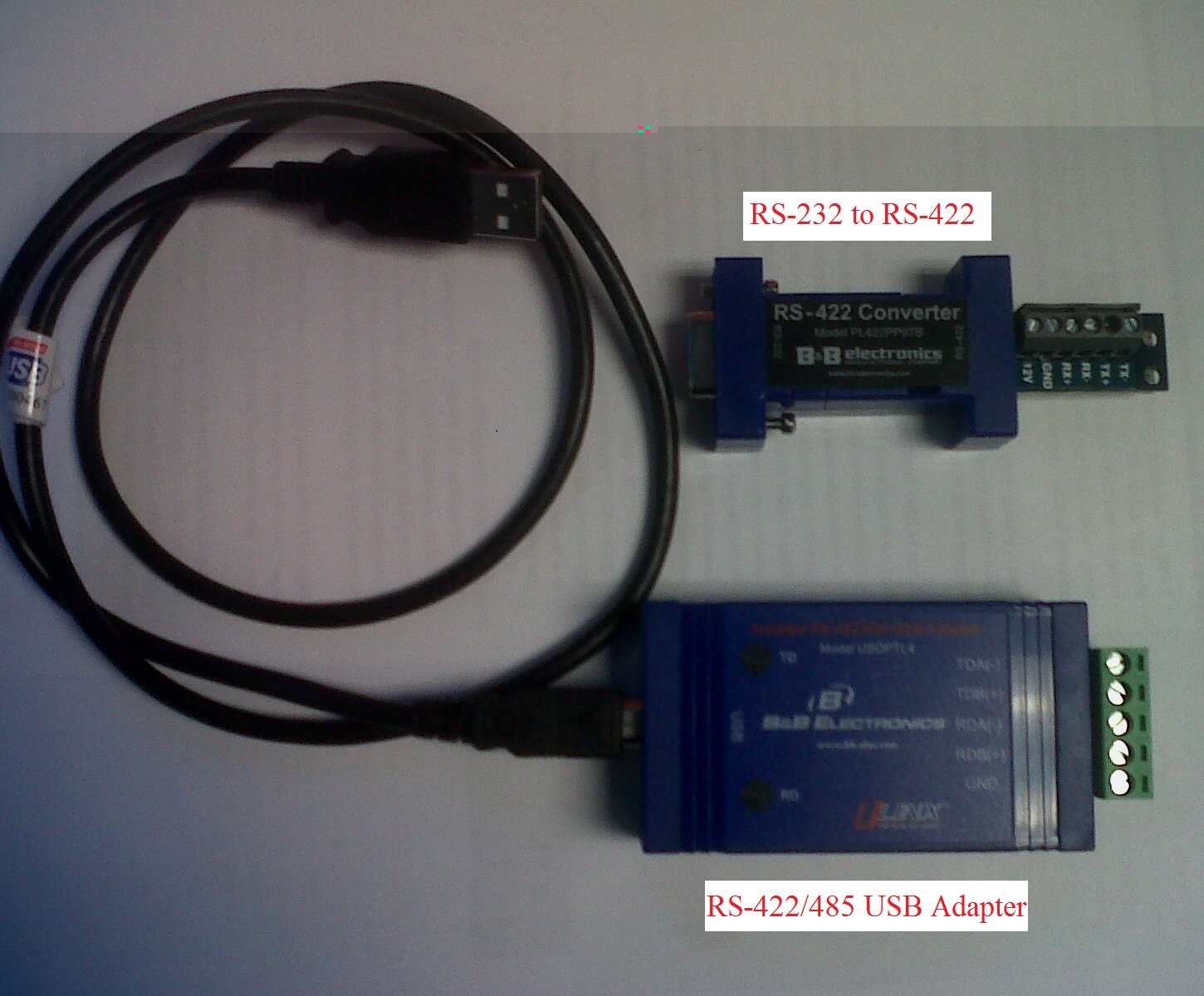Old and New KBD300USBKIT hardware adapter.