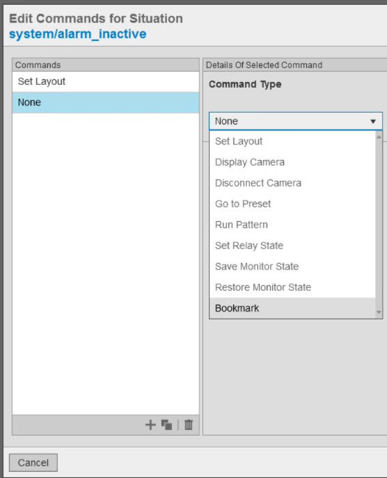 Creating an Alarm on a Camera through the Event Monitor Configuration Tool