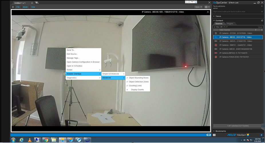 OpsCenter does not display Advanced Analytics (DNN) bounding boxes