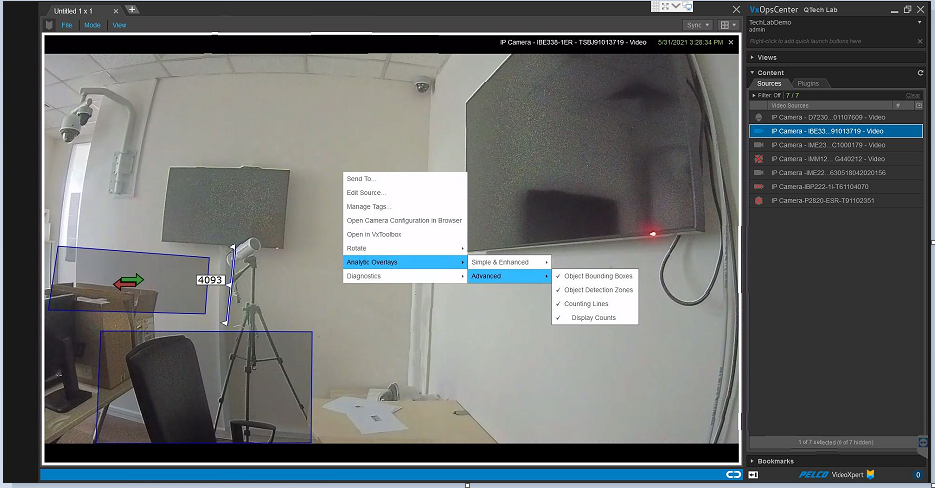 OpsCenter does not display Advanced Analytics (DNN) bounding boxes