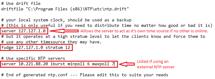 VxPro: Configure time sync using Windows Time or Meinberg NTP