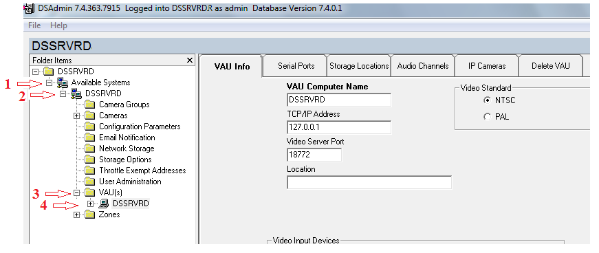 How to delete IP cameras from a Digital Sentry system