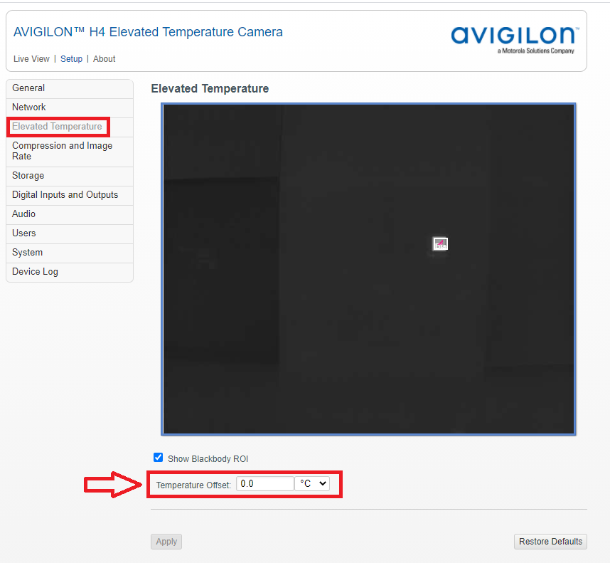 How to Setup an Avigilon H4 Thermal Elevated Temperature Detection ...