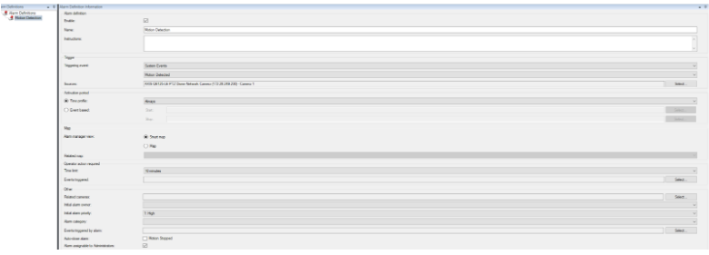 How To Set Motion Alarms For The Milestone - Calipsa Integration