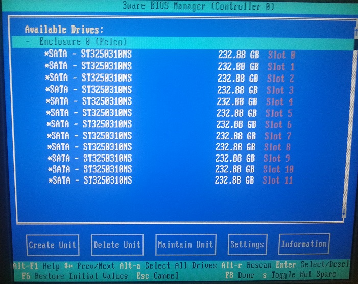 How to change the RAID configuration on an NSM5200