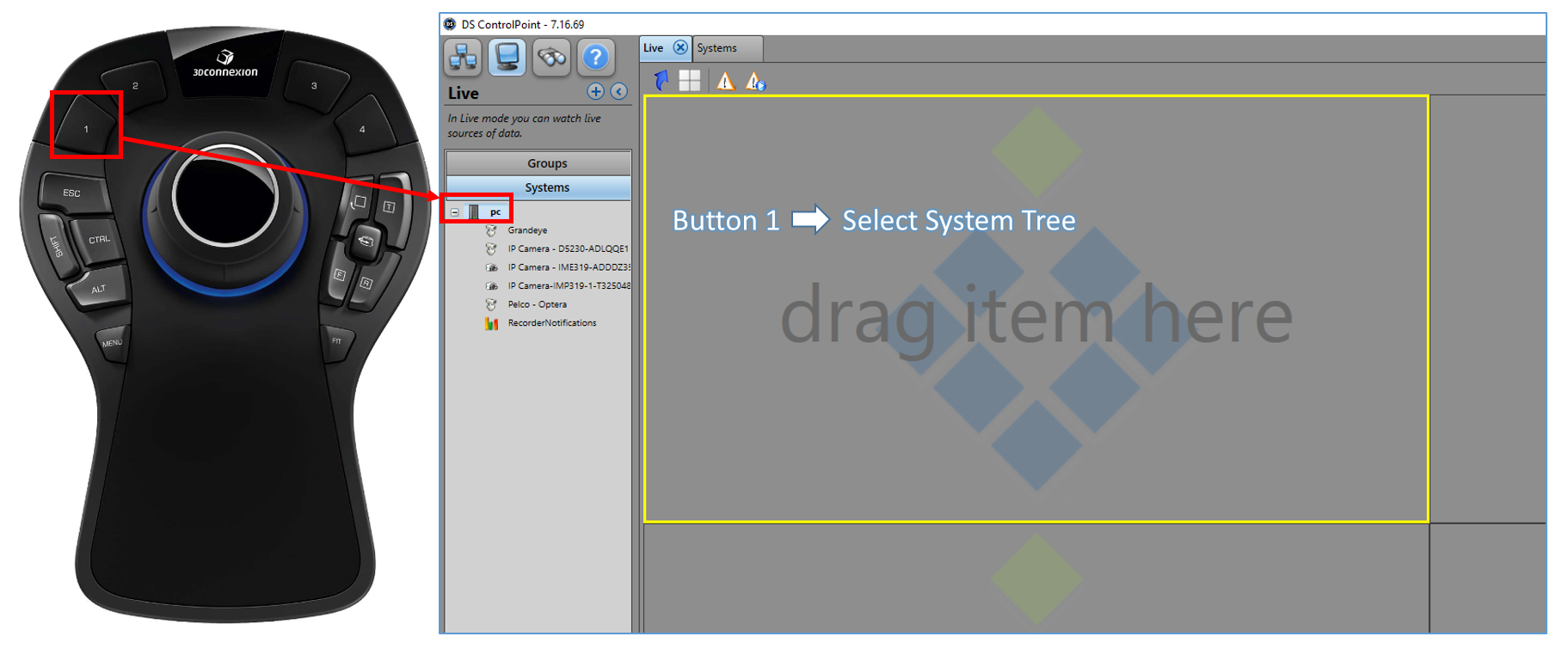 3D Mouse Operations Guide for DS ControlPoint