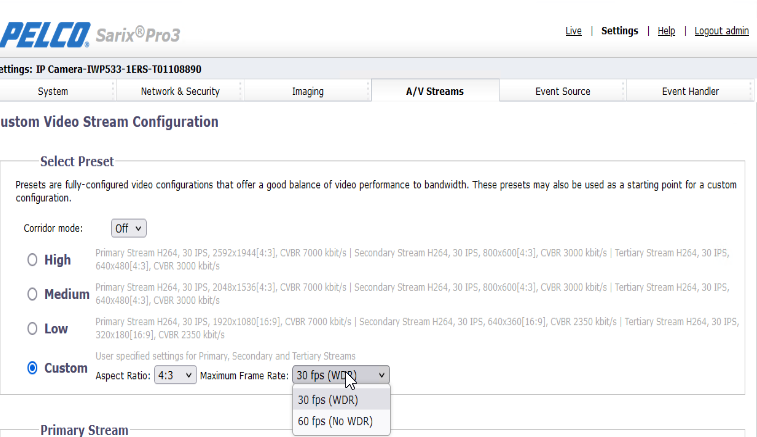 How to Enable Wide Dynamic Range (WDR)