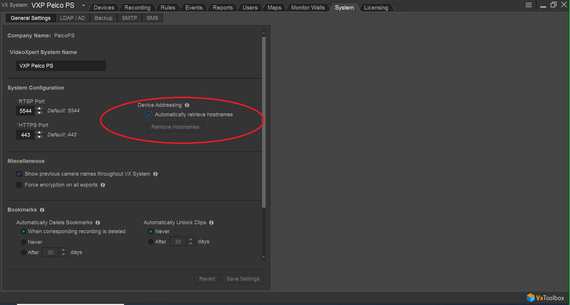 VX; Cameras Are Showing Offline In VXOpscenter and VXtoolbox, But ...