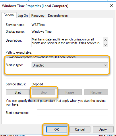 Configuration of NetTime for VideoXpert and DSSRV Systems