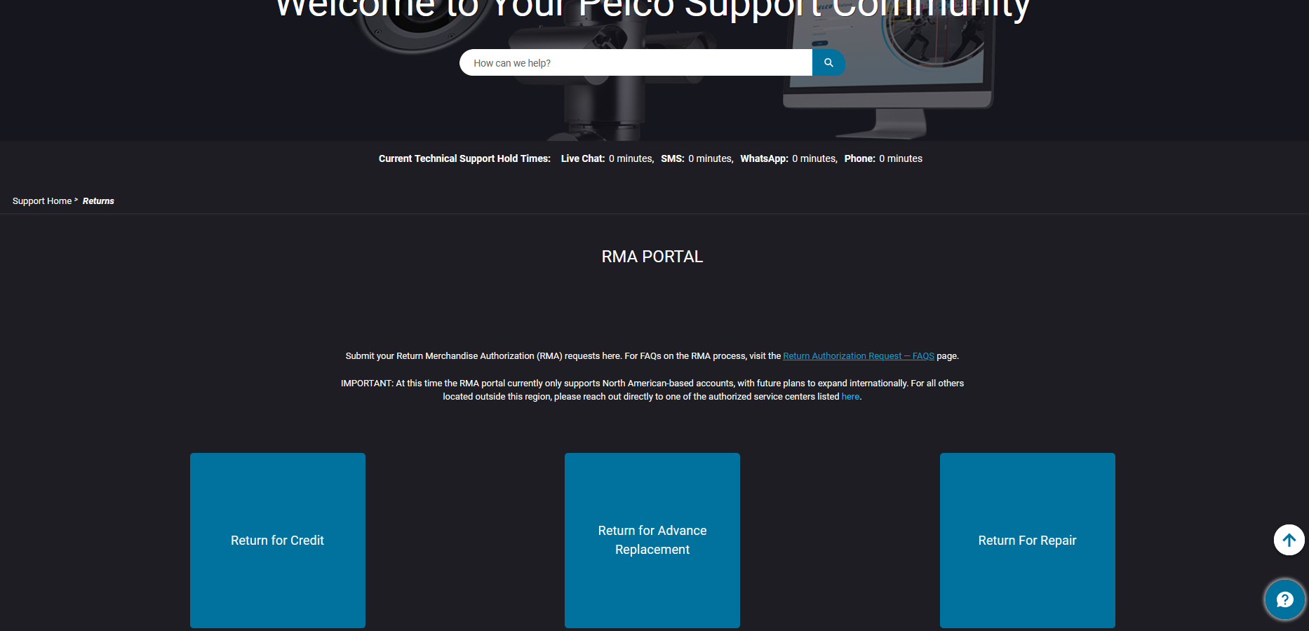 How do I Return a Product for Replacement, Repair, or Credit (RMA)?