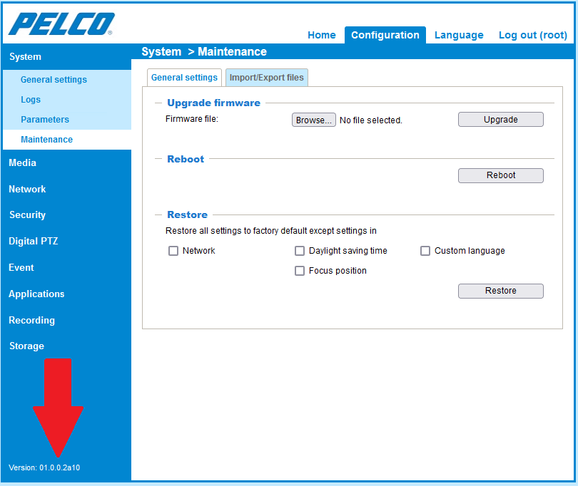 How To Upgrade Sarix Value Camera Firmware