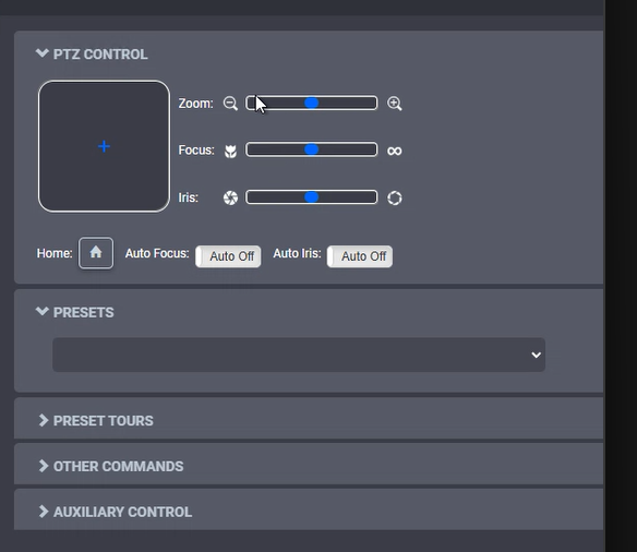 Issue with web interface controls not appearing on Silent Sentinel Aeron
