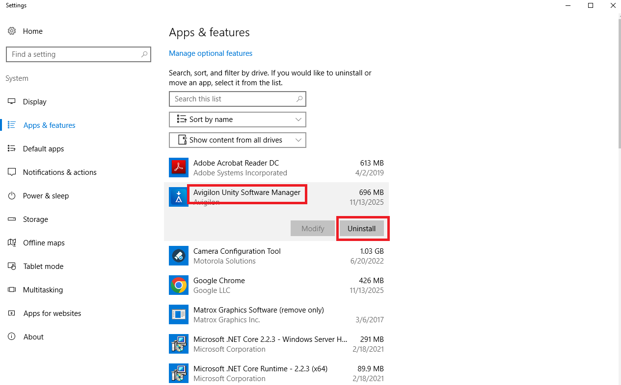 VXP to Unity Migration Fallback Procedure